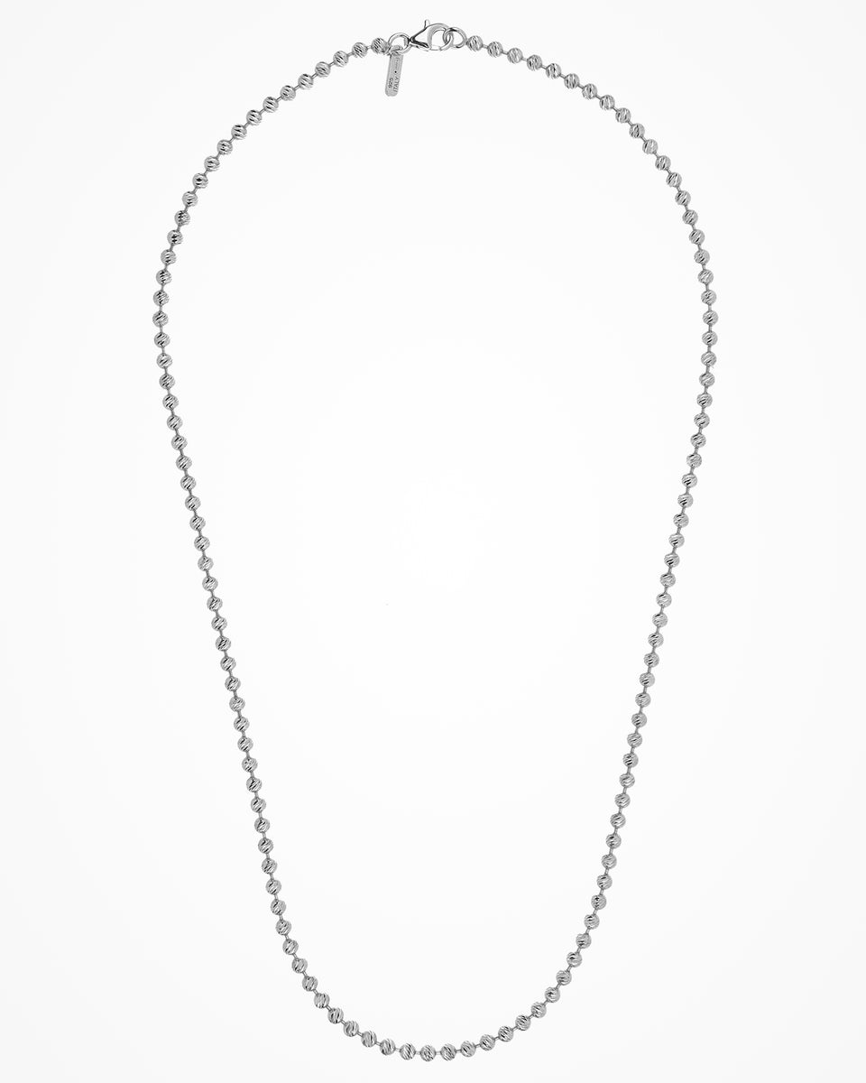 Design Slash Silver Necklace – DESMOS Gioielli